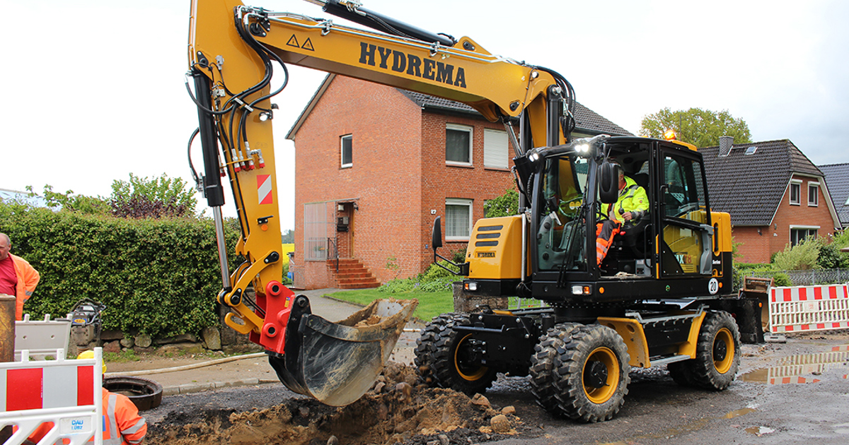 Hydrema MX18G – Vielseitiger Radbagger von hoher Qualität