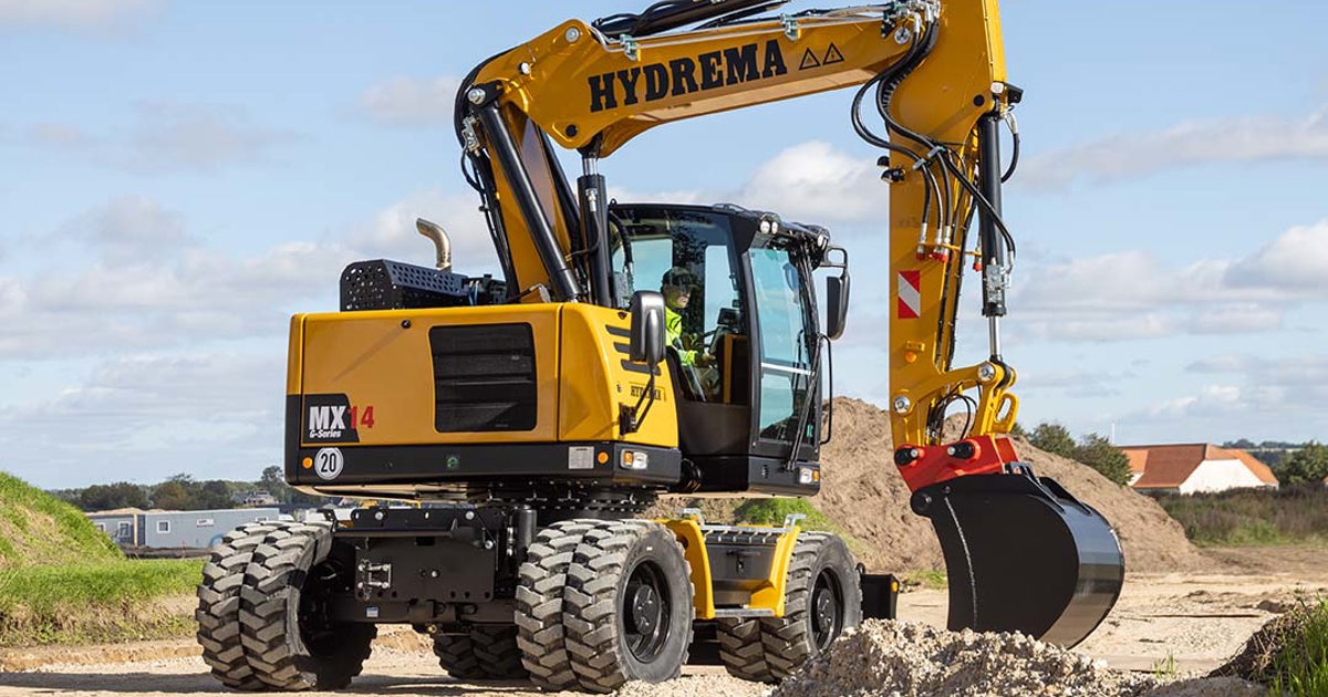Hydrema MX14G: Kompakter City-Bagger mit starker Leistung